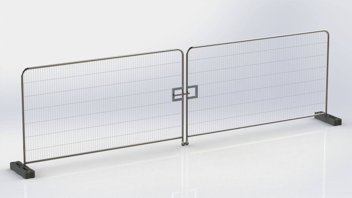 7m Temporary Fence Vehicle Gate | Northwest-fencing.co.uk